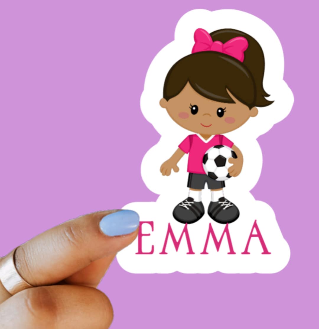 Your Sports Star on a Sticker or Magnet - Etsy