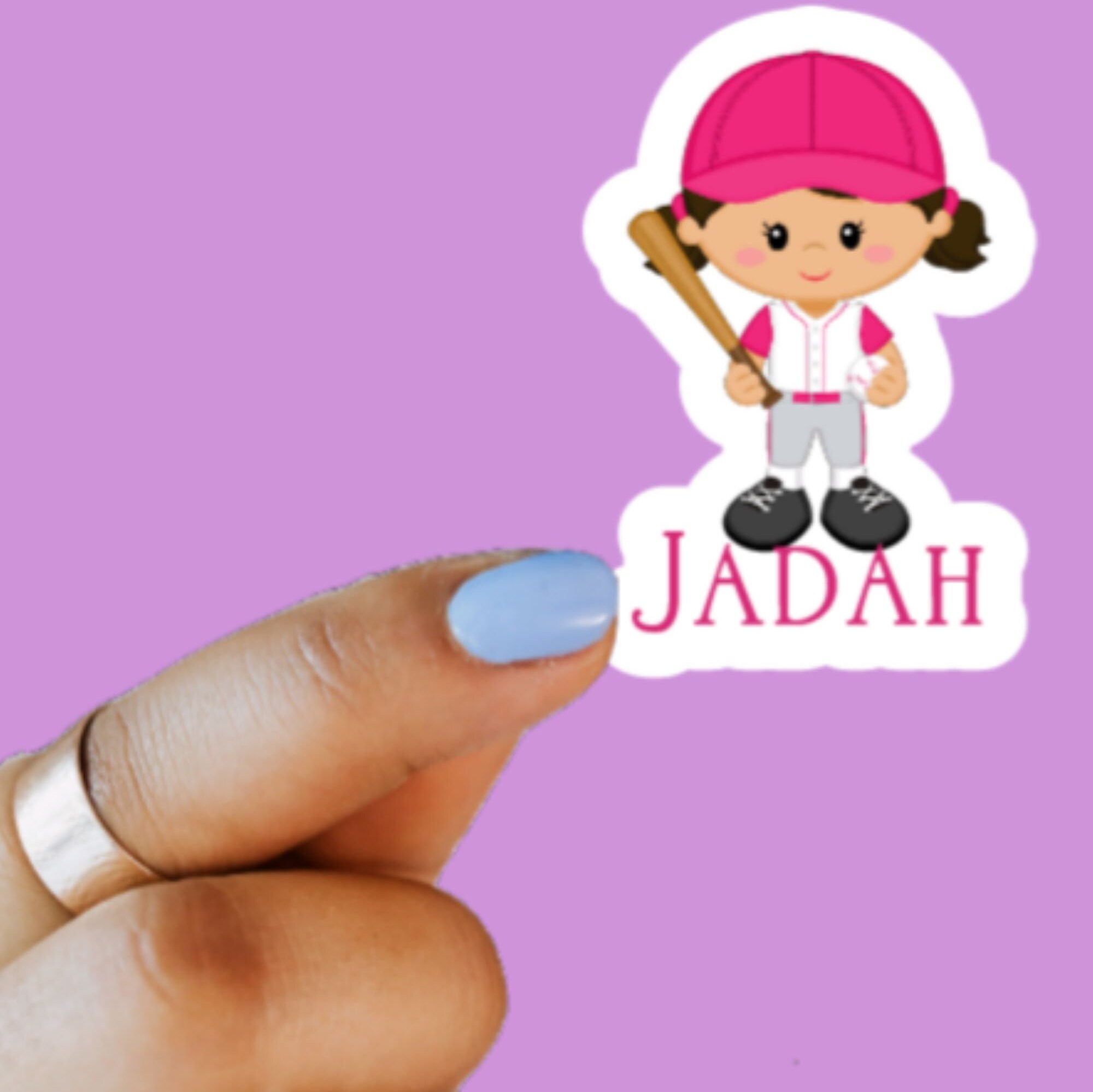 Your Sports Star on a Sticker or Magnet - Etsy