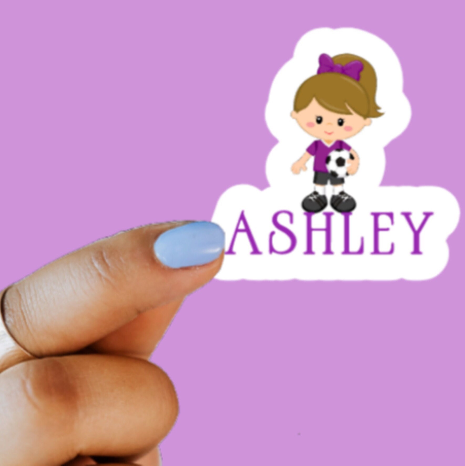 Your Sports Star on a Sticker or Magnet - Etsy