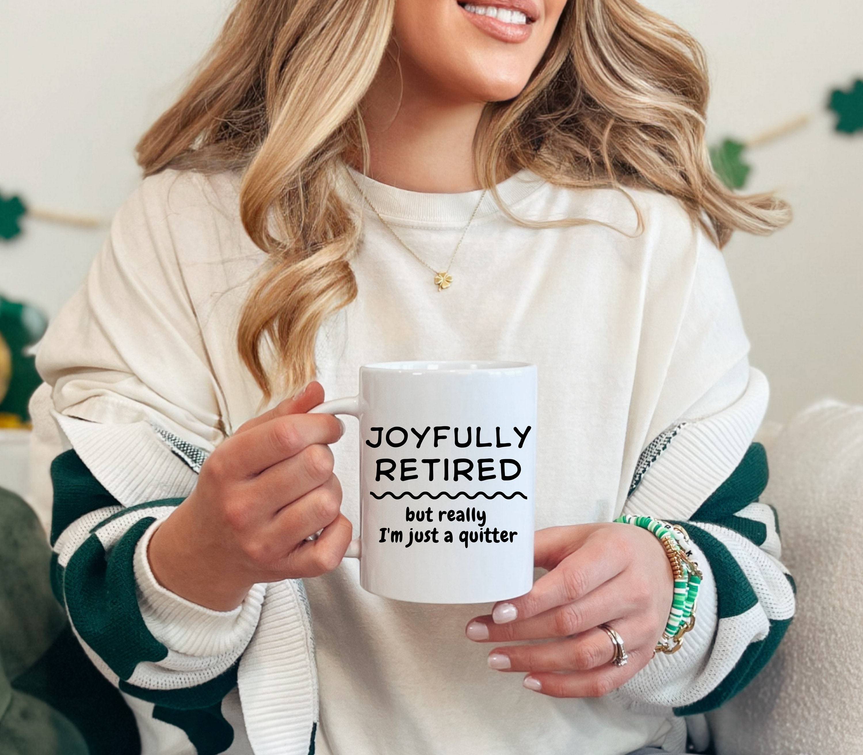 Joyfully Retired Coffee Mug Retired From Teaching Work Retiree Tea Cup ...