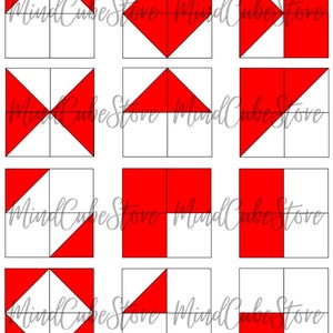 120 Kohs Block Sheets, Ready-to-print Kohs Block Diagrams, Kohs Block ...