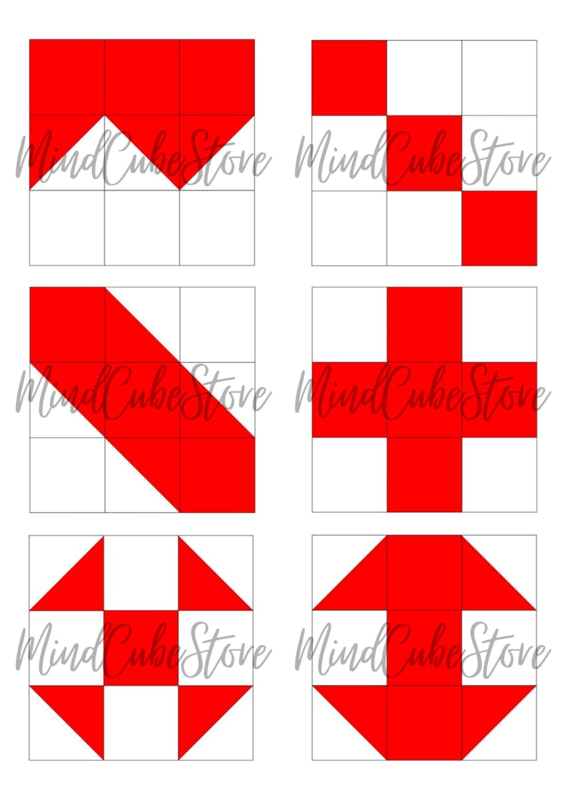 120 Kohs Block Sheets, Ready-to-print Kohs Block Diagrams, Kohs Block ...