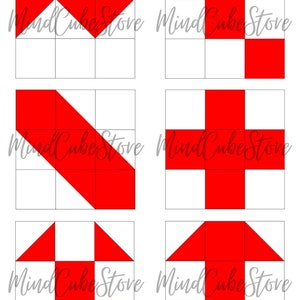 120 Kohs Block Sheets, Ready-to-print Kohs Block Diagrams, Kohs Block ...