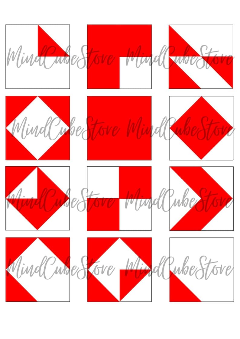 120 Kohs Block Sheets, Ready-to-print Kohs Block Diagrams, Kohs Block ...