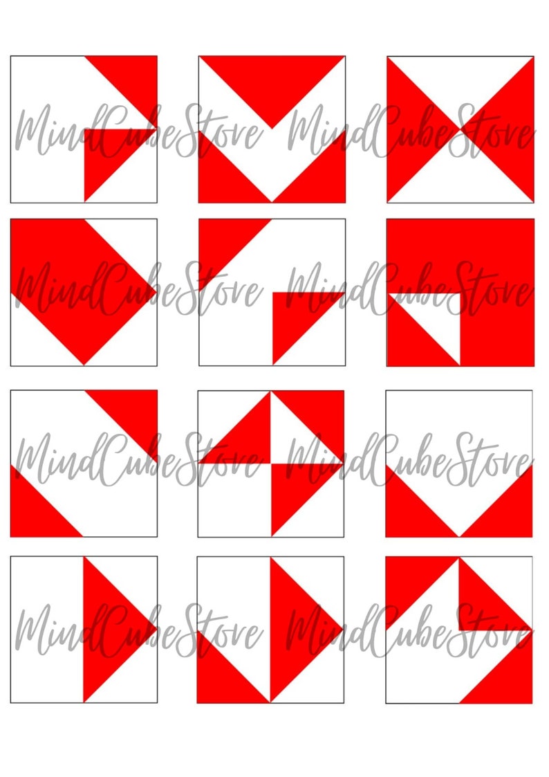 120 Kohs Block Sheets, Ready-to-print Kohs Block Diagrams, Kohs Block ...