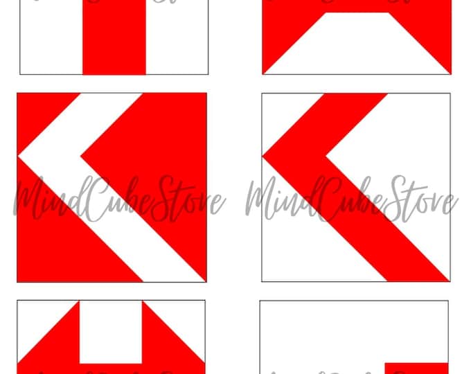 120 Kohs Cube Sheets, Schemes for Kohs Block Ready to Print, Kohs Block ...