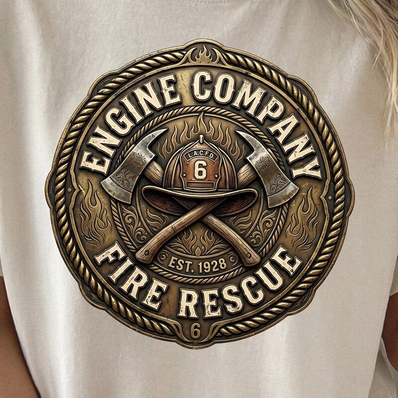 Fire Dept Shirts Vintage - Etsy