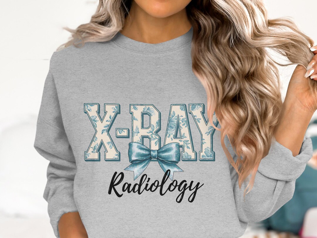 Floral X-ray Radiology T-shirt PNG Design, Radiology Technologist ...