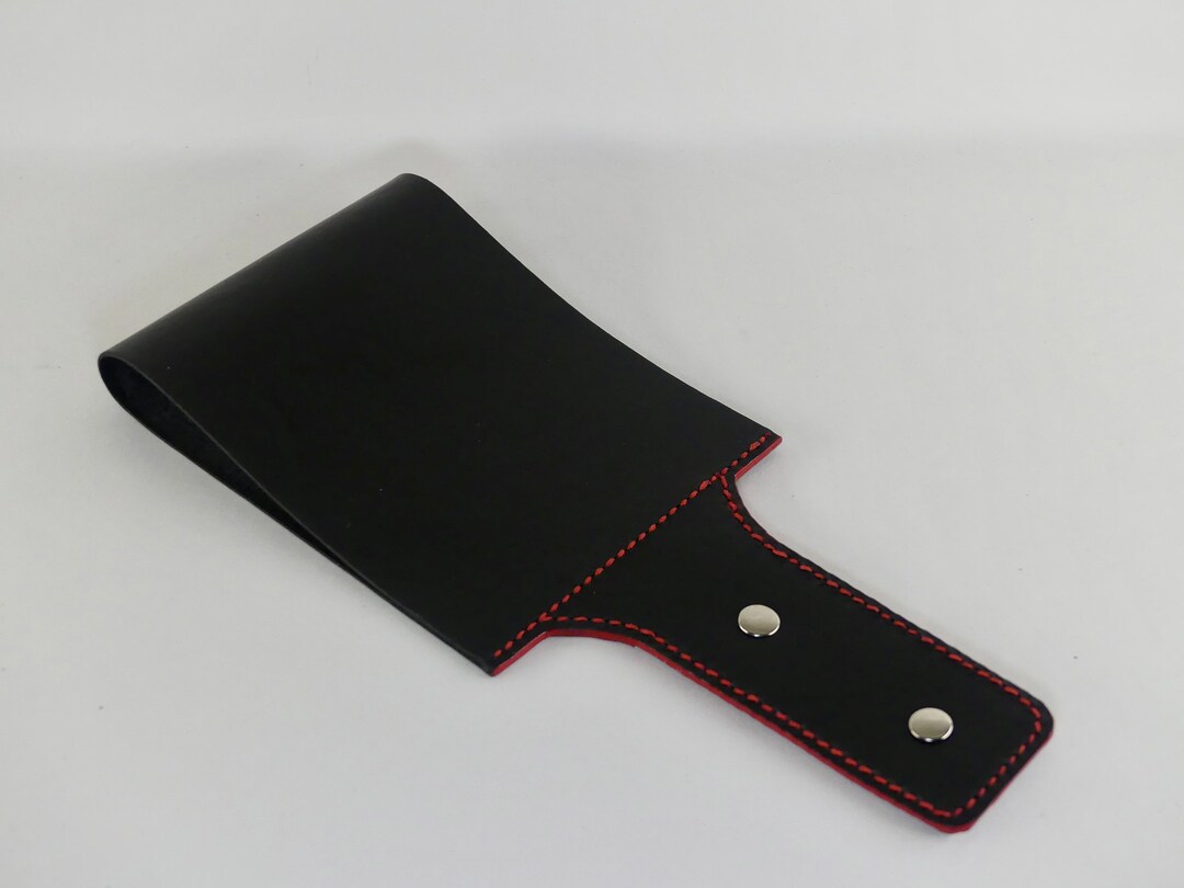 BDSM Handmade Leather Spanking Paddle Strap Impact Play Discipline - Etsy