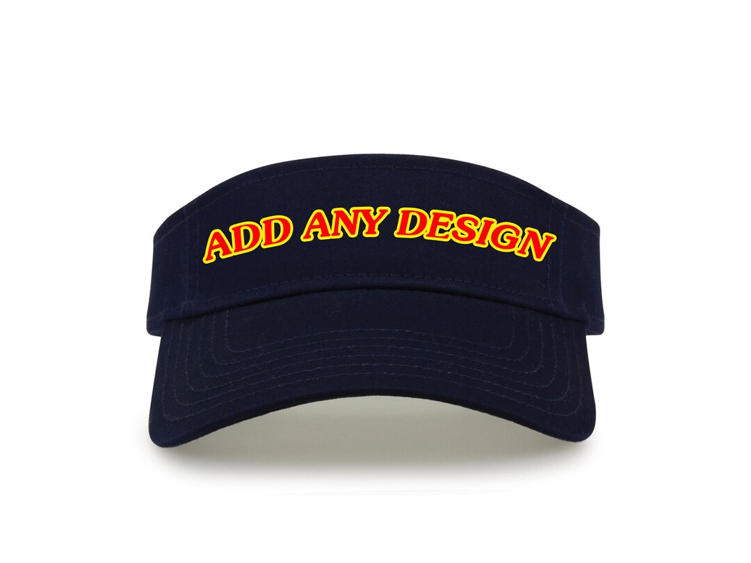 Custom Team Visors – Embroidered Logo Cotton Hats for Coaches & Players ...