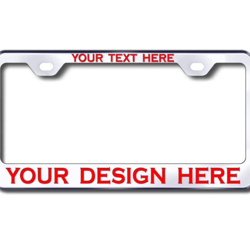 Car License Plate Border - Etsy