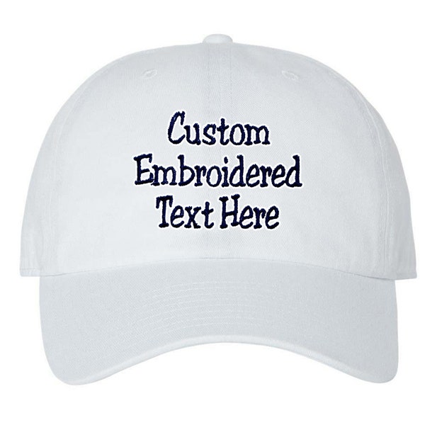 Custom Hat Embroidery on the Back - Etsy
