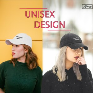 Custom Embroidered Baseball Cap: Design Your Own Logo - Etsy