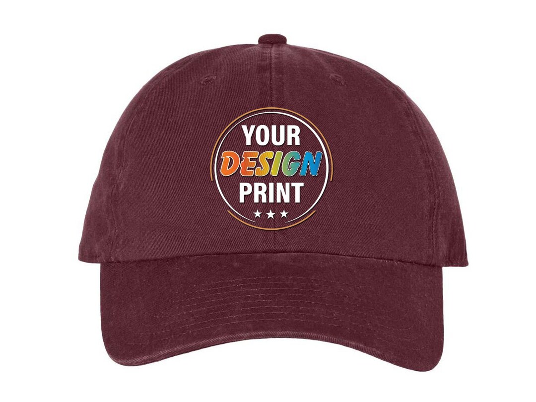 Baseball Cap, Personalized Hat, Design Your Hat Add Picture Team Logo ...
