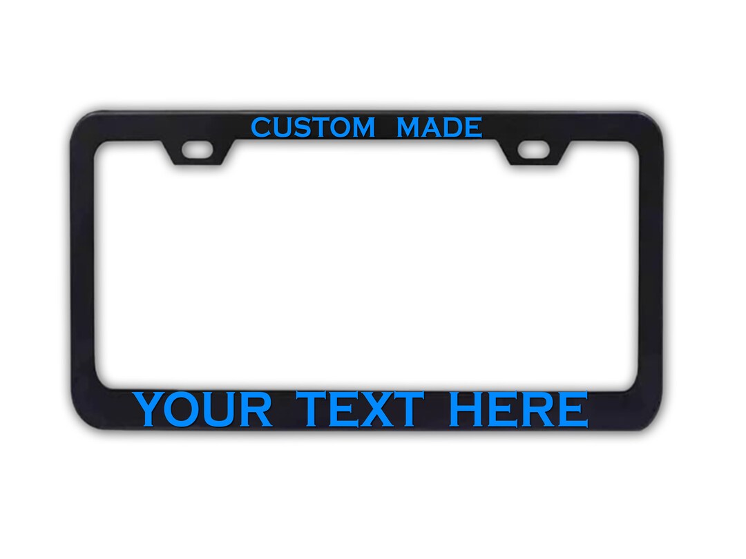 Custom Laser Engraved Aluminum License Plate: Personalized Car Tag - Etsy