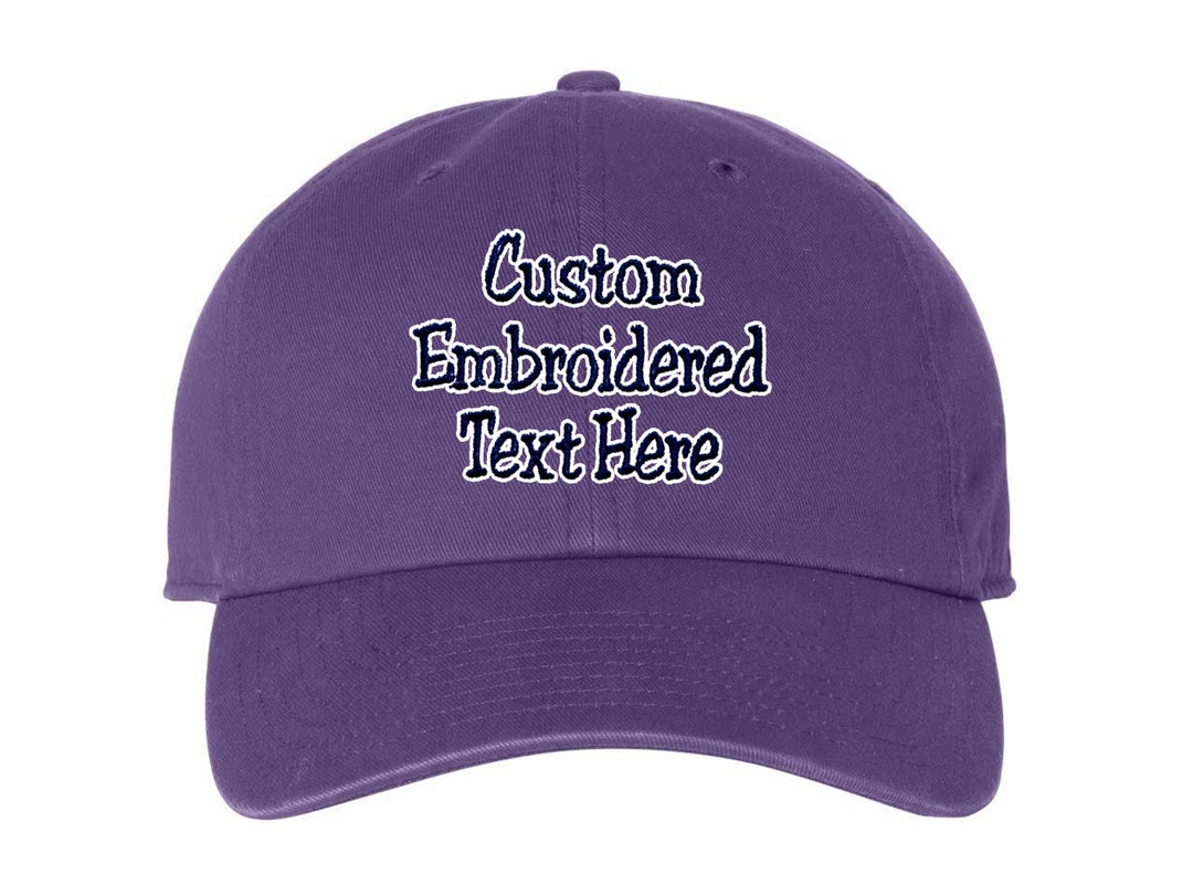 Soft Baseball Cap Custom Personalized Text Cotton Dad Hats for Men ...
