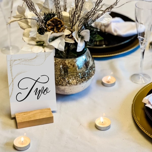 Fancy Table Numbers - Etsy