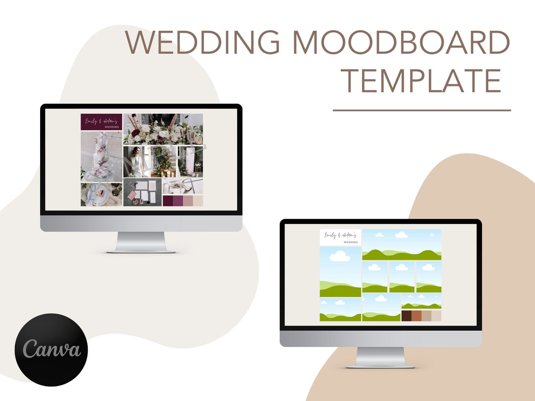 Wedding Styling Moodboard Template - Etsy