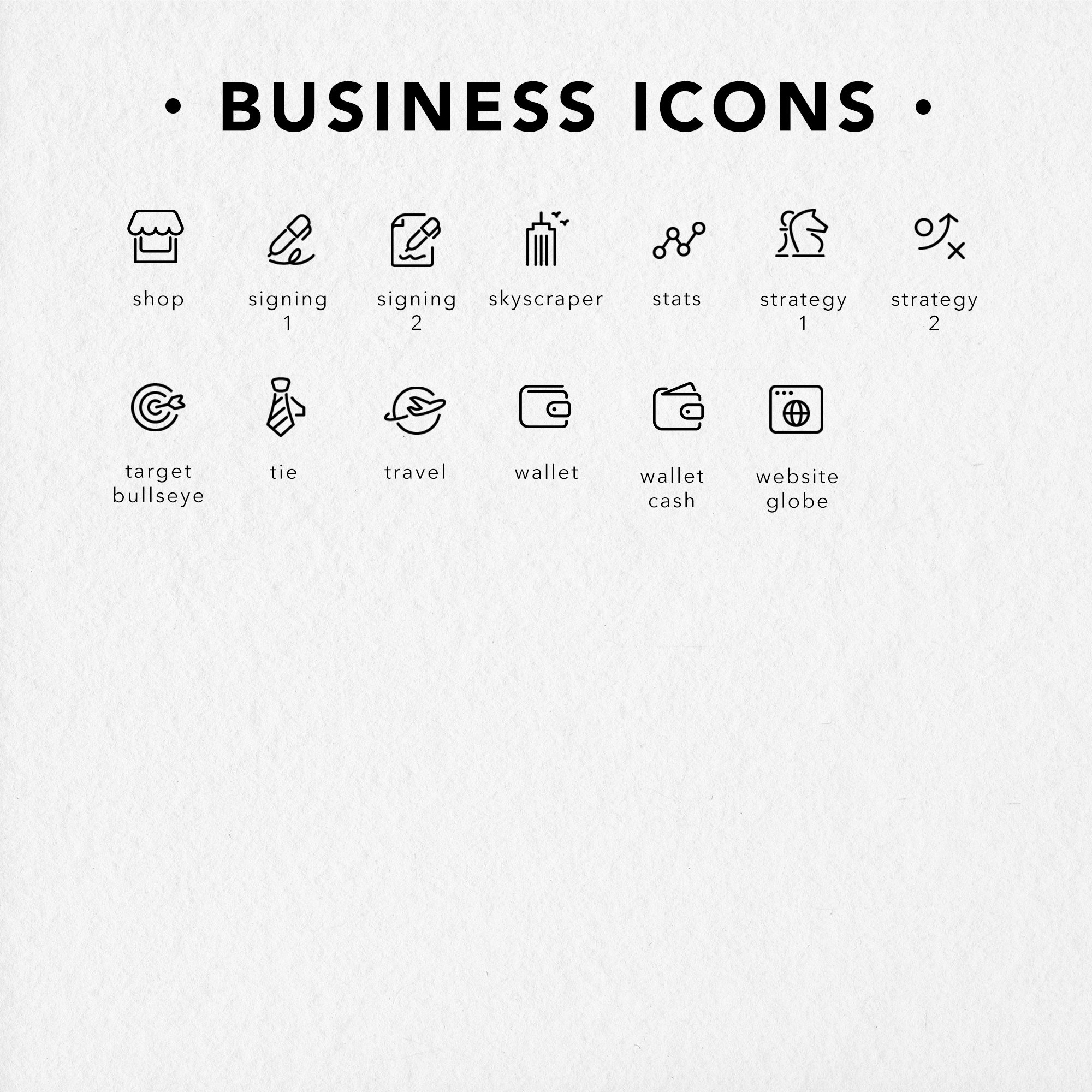 Icon Stickers 300 Icons to Choose From Planner Stickers - Etsy