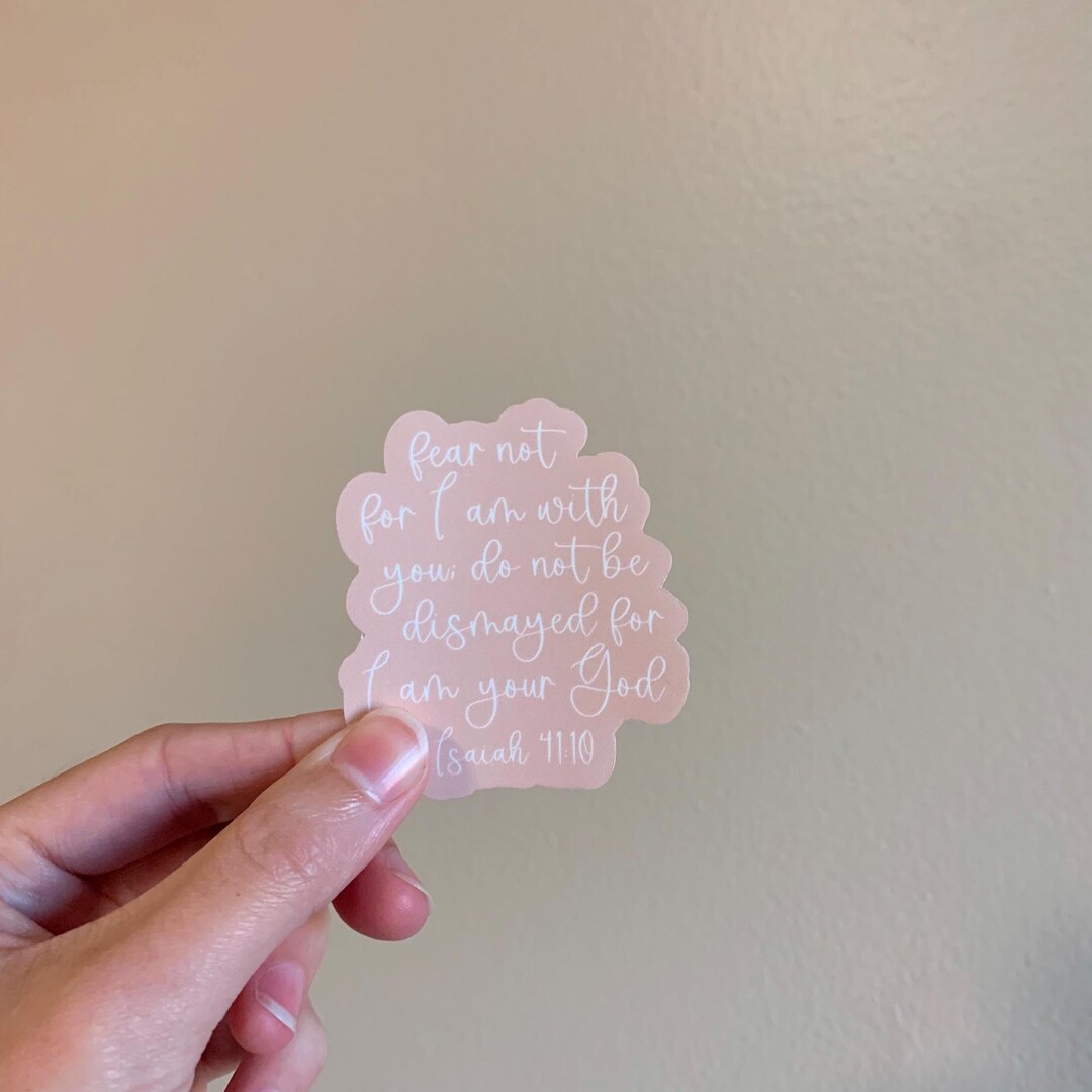 Isaiah 41:10 Sticker - Etsy