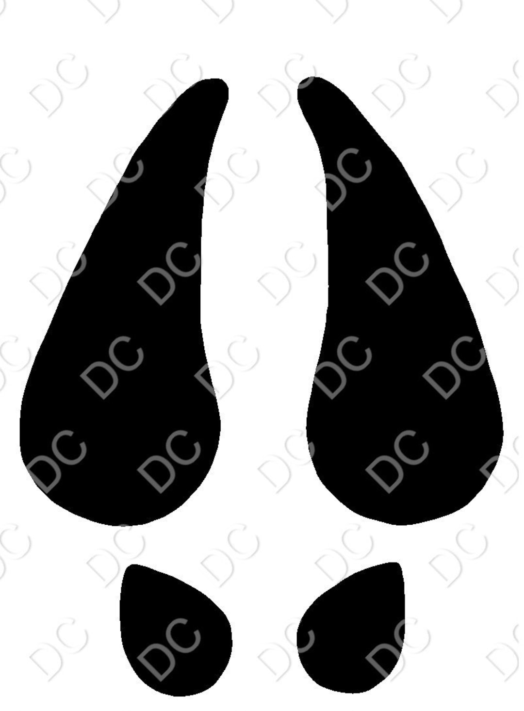 Deer Track Instant Download, Jpg, Pdf, Png, Svg, Mdp Digital Download ...