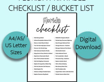 Georgia Printable Bucket List Checklist (simple Style) - Etsy