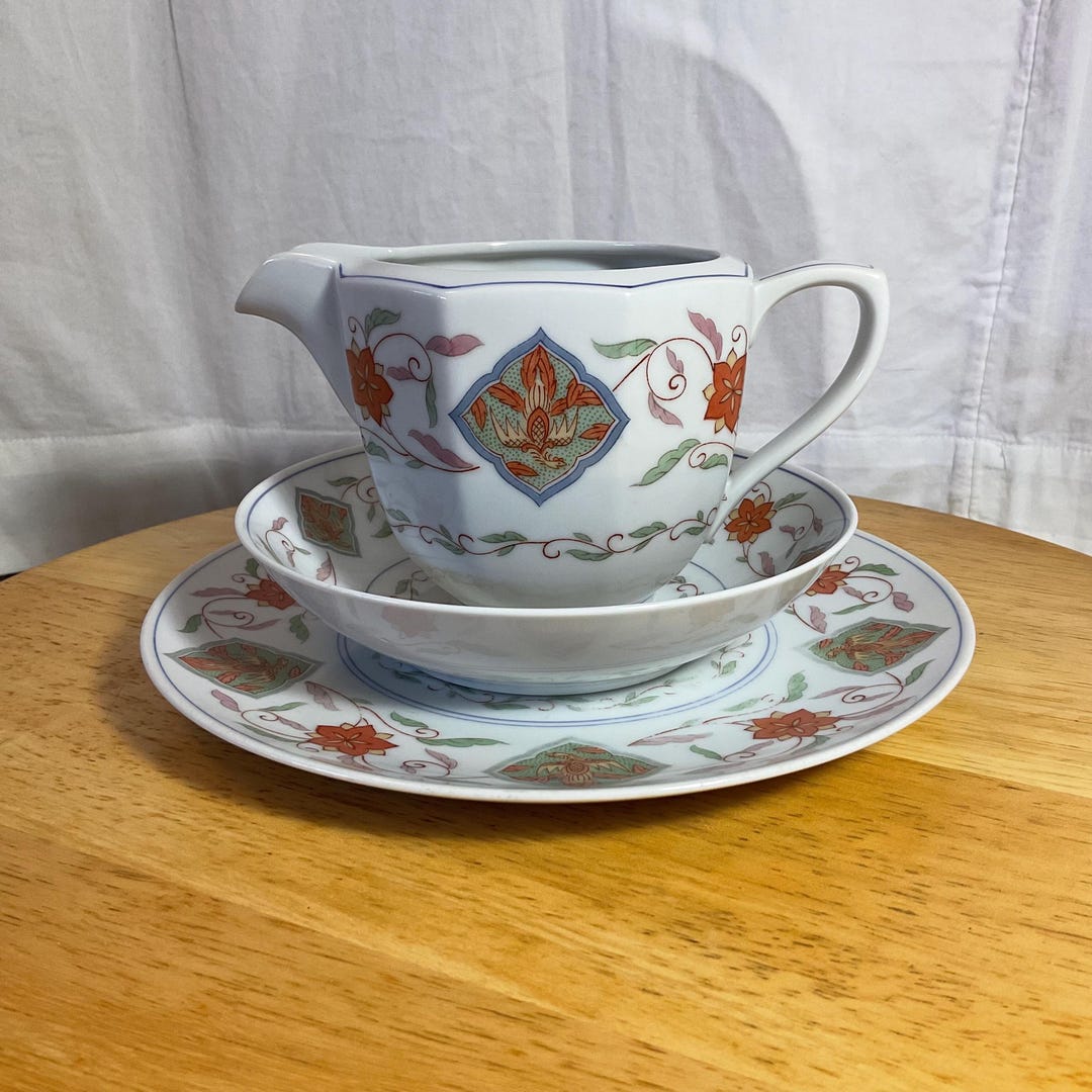 Vintage RARE Miyako Handicraft Fine China Dessert Plate, Small Bowl ...