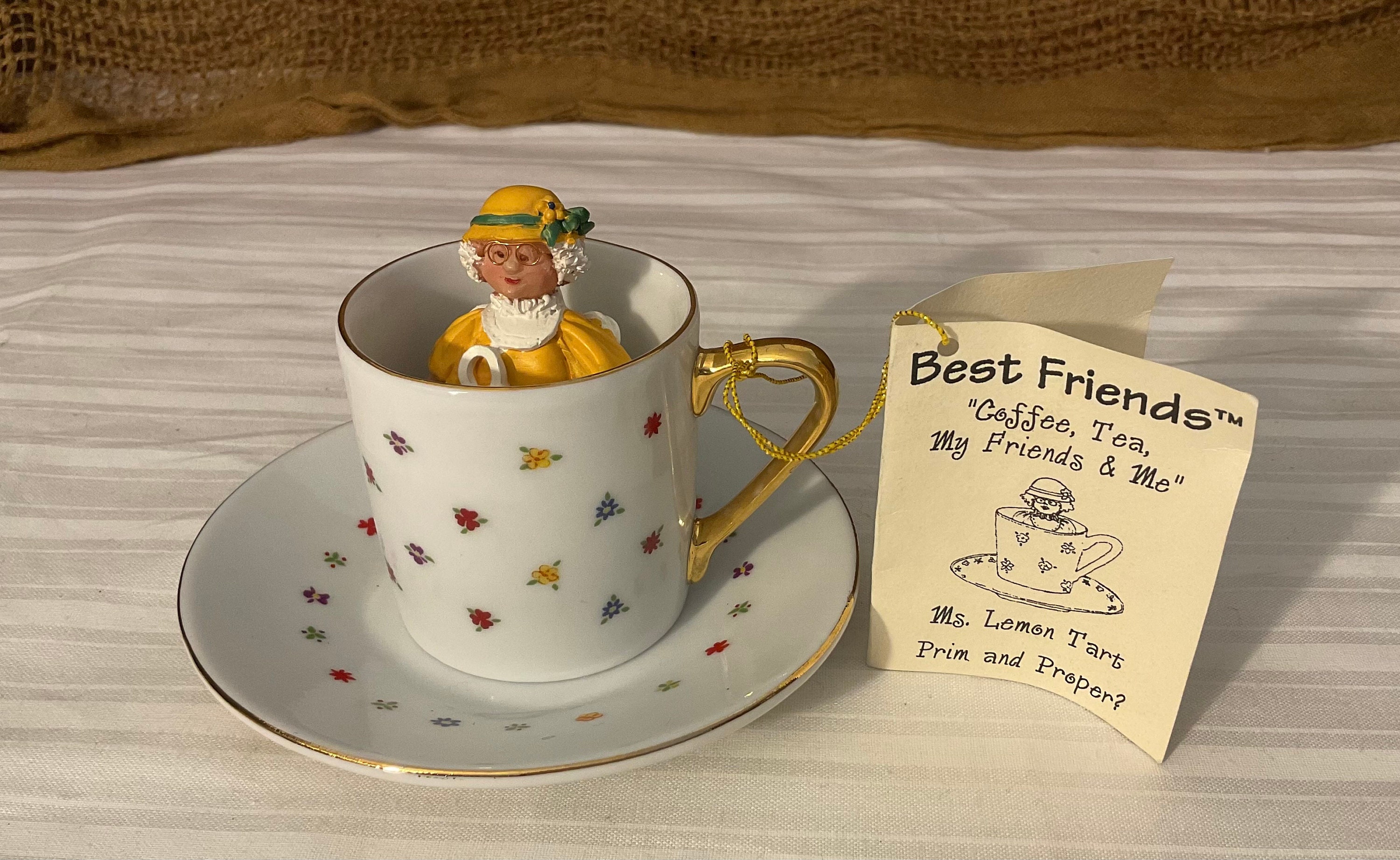 Vintage Best Friends coffee Tea My Friends & Me Cup - Etsy