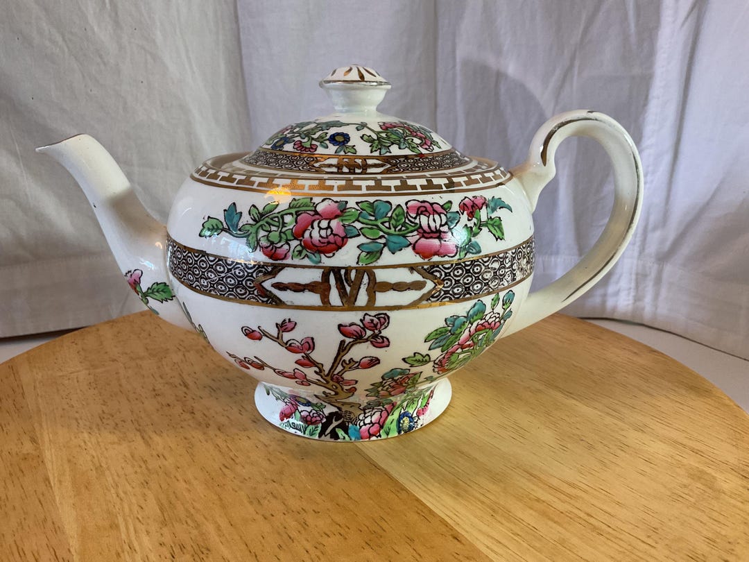 Vintage Alfred Meakin “india Tree” Teapot. Discontinued. 1930’s - Etsy