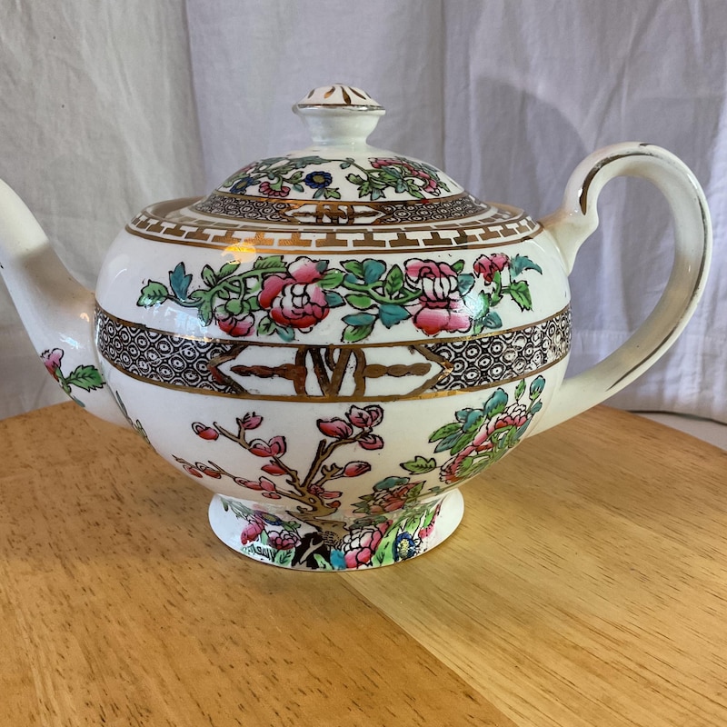 Vintage Meakin Teapot - Etsy