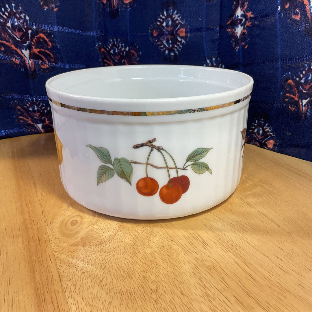 Vintage 1961 Evesham Fine Oven China Royal Worcester Soufflé Dish - Etsy