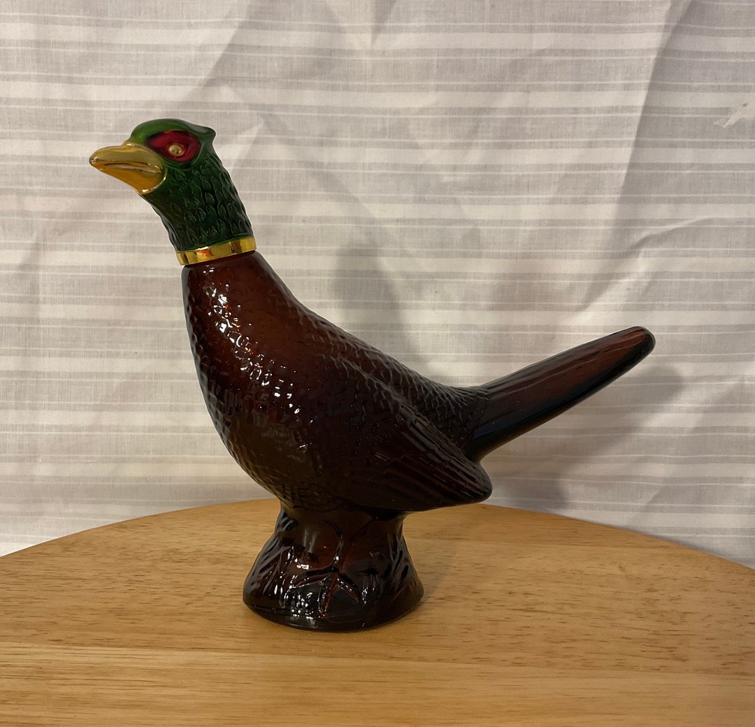 Vintage Avon Pheasant Glass Decanter After Shave(empty Bottle). - Etsy