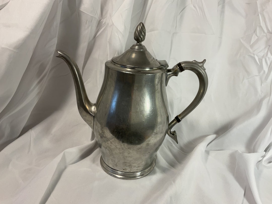 Vintage INSICO Pewter Teapot 570 - Etsy