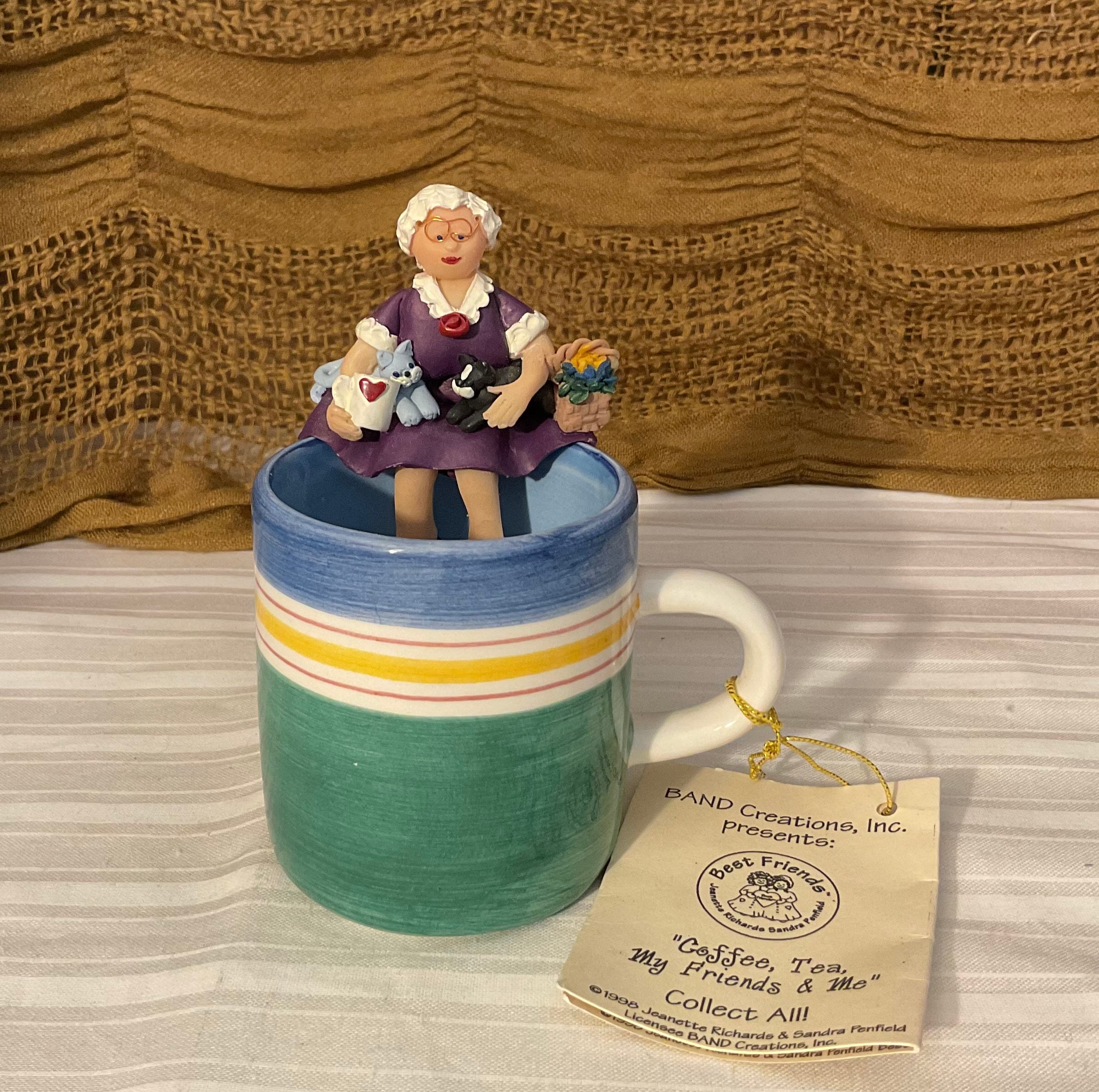 Vintage Best Friends “coffee, Tea, My Friends and Me” Cup With Vintage ...