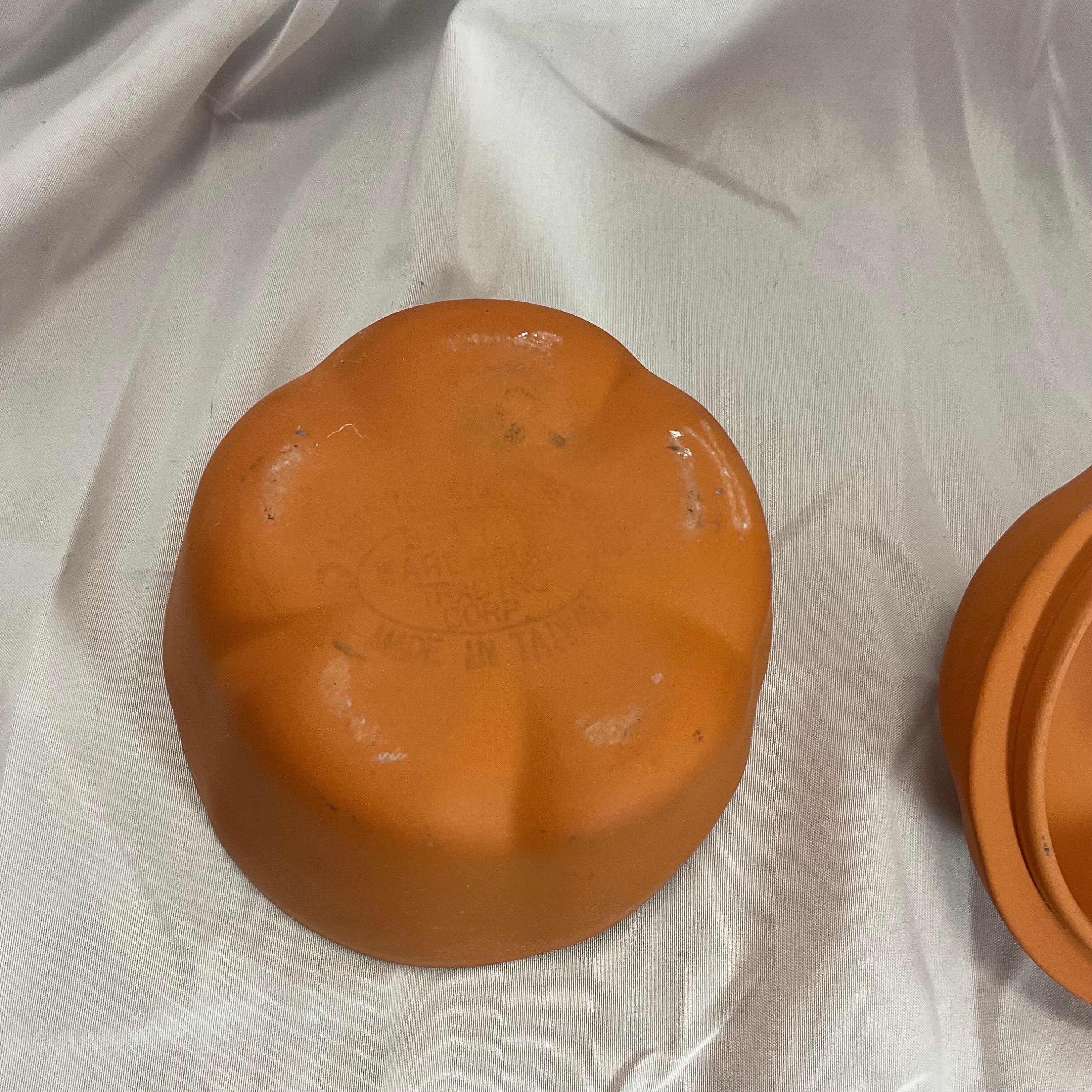 Vintage 1994 Boston Warehouse Terra Cotta Apple Baker Made in Taiwan ...