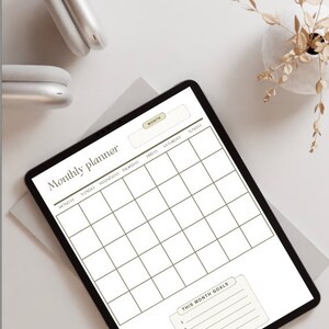 Undated Planner Printable, Instant Download, Minimalist Weekly Daily ...