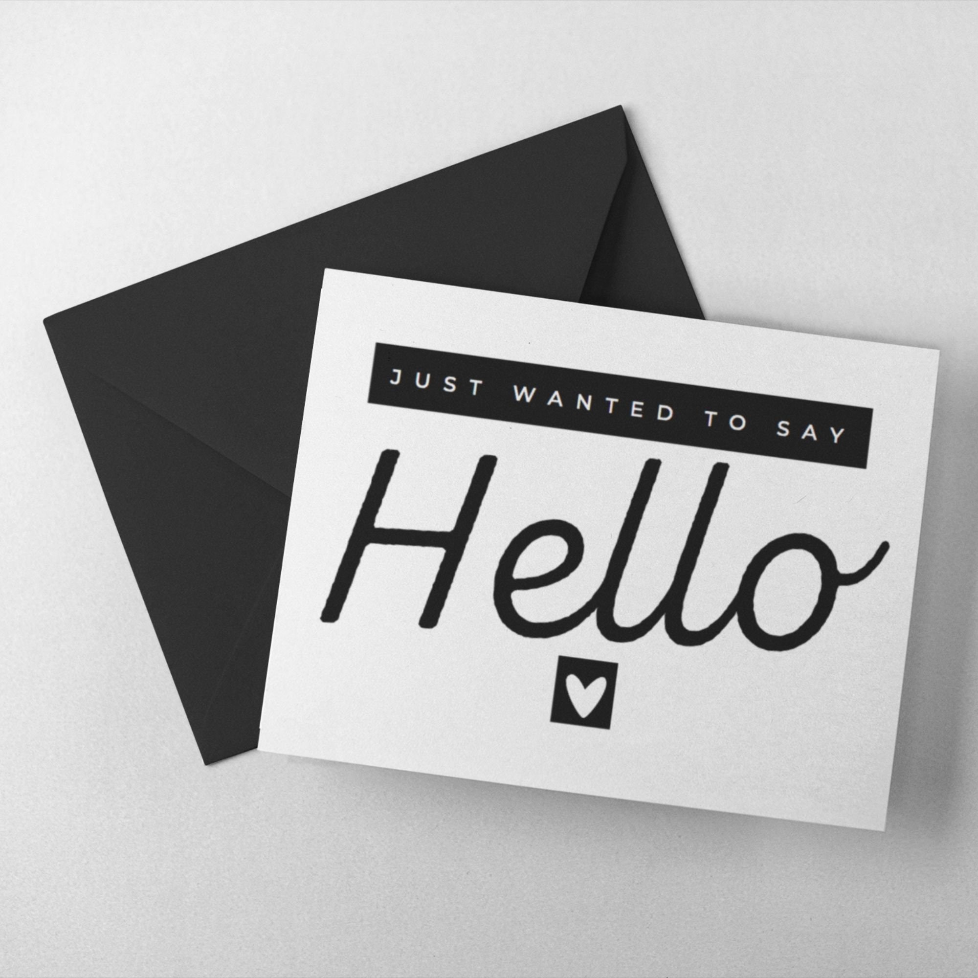 Printable Say Hi Card - Etsy