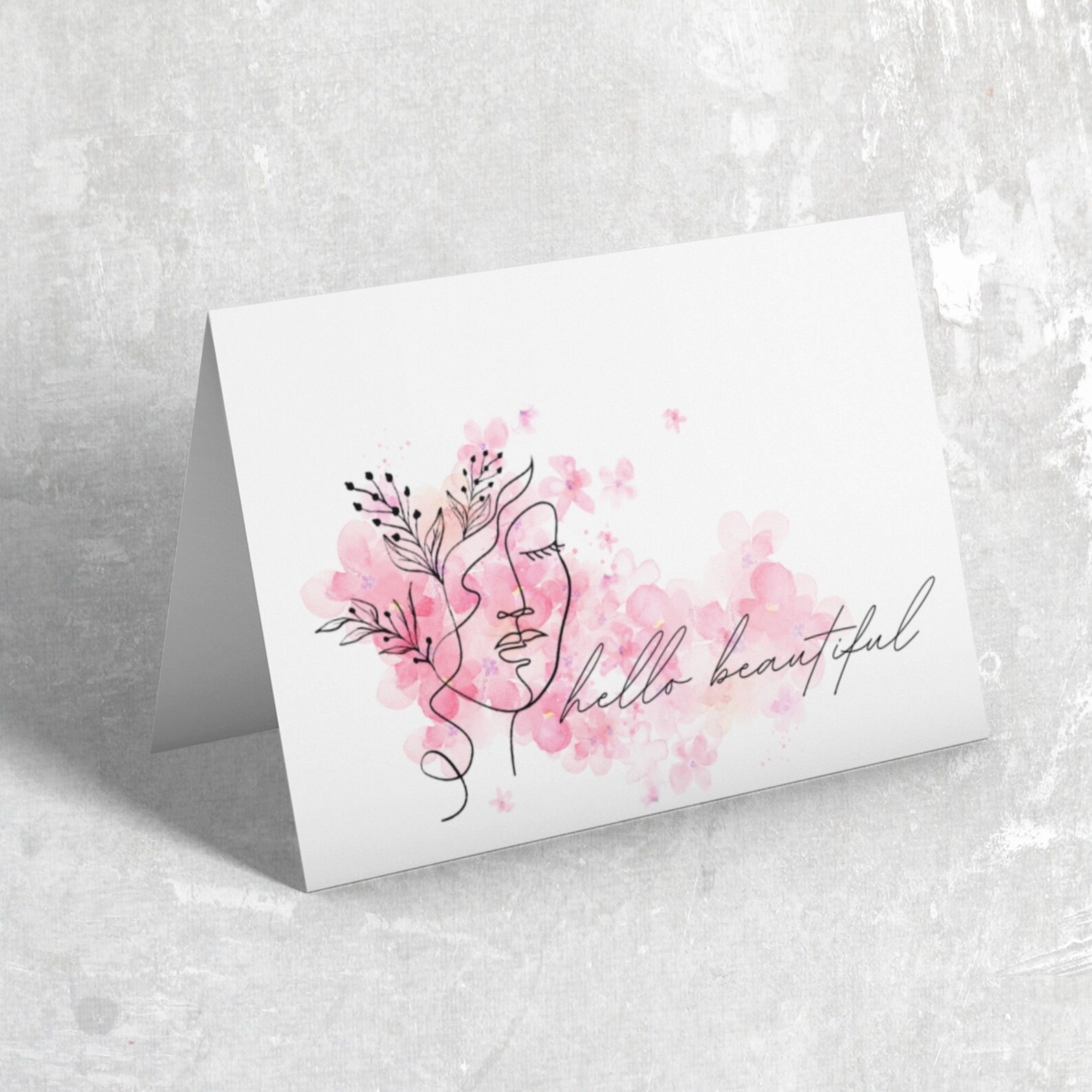 Printable Say Hi Card - Etsy