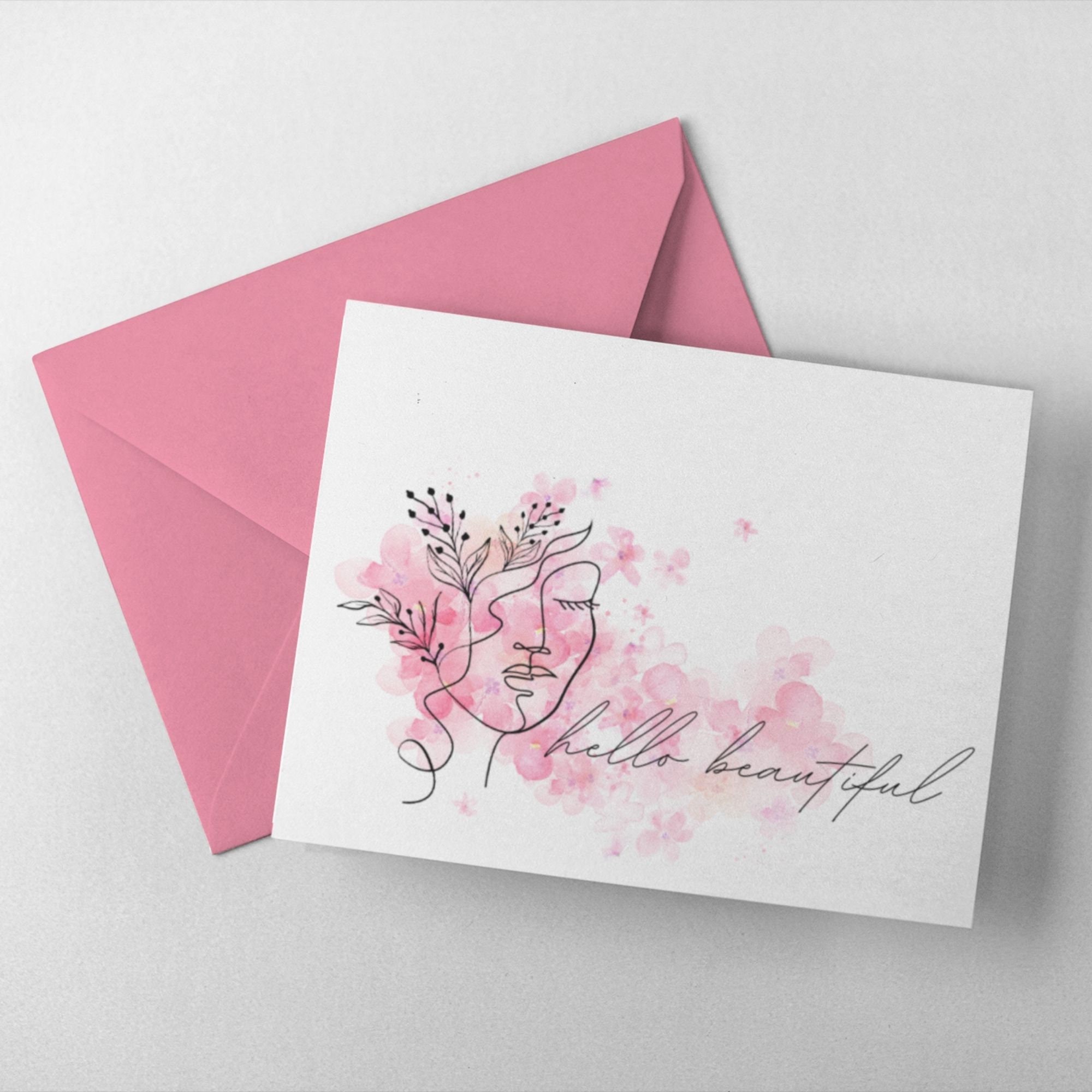 Printable Say Hi Card - Etsy