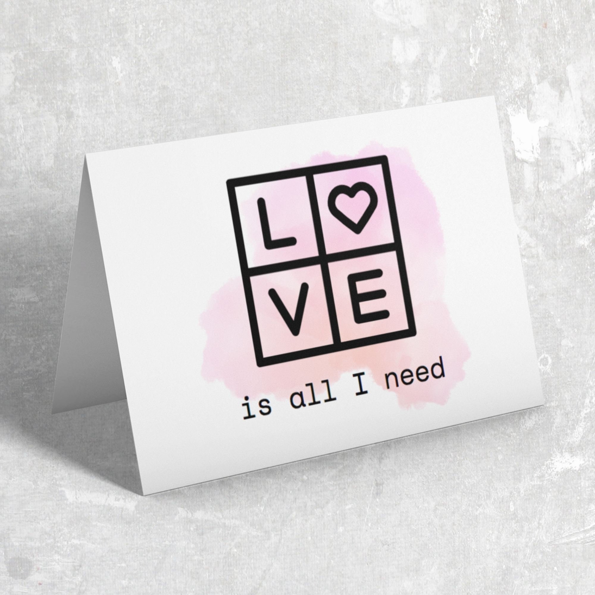 Valentines Day Digital Download Printable Card - Etsy