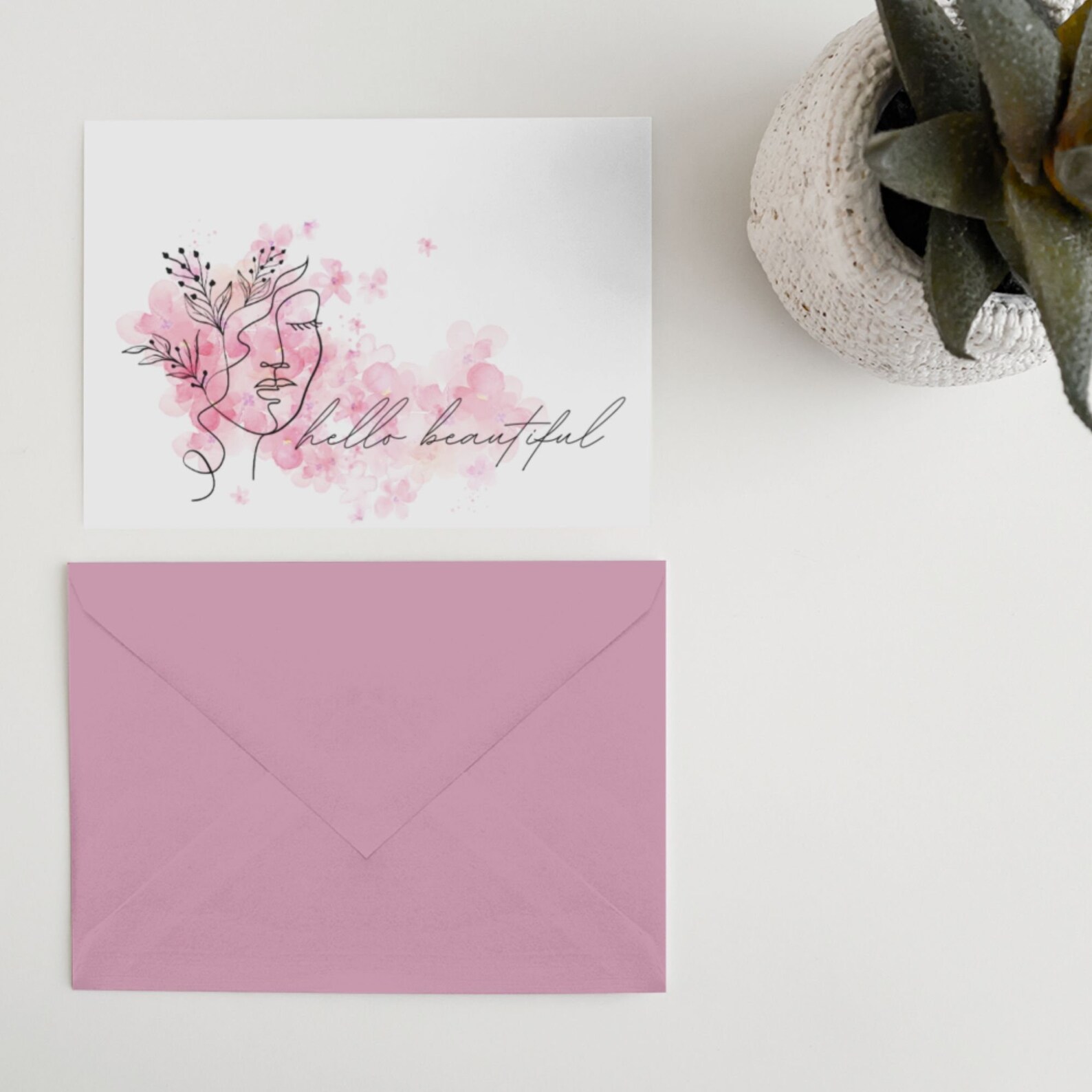 Printable Say Hi Card - Etsy