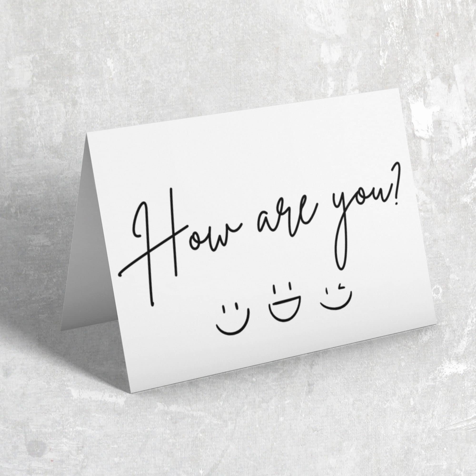 Printable Say Hi Card - Etsy