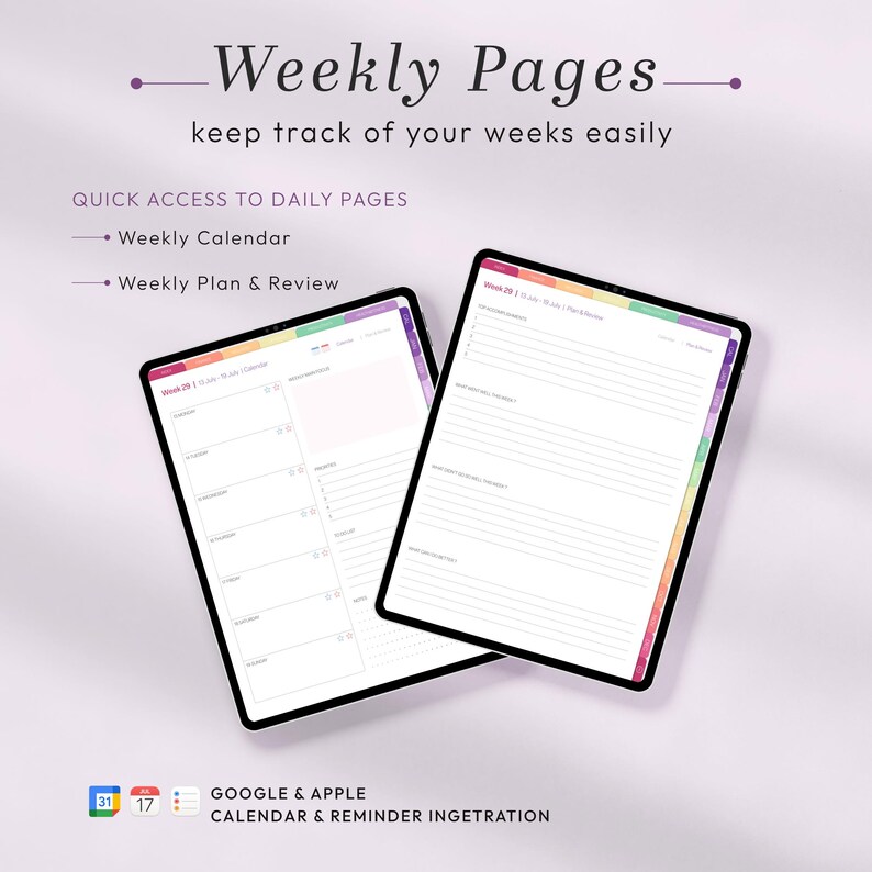 All-in-one Digital Planner 2026 | Daily, Weekly, Monthly Layouts ...
