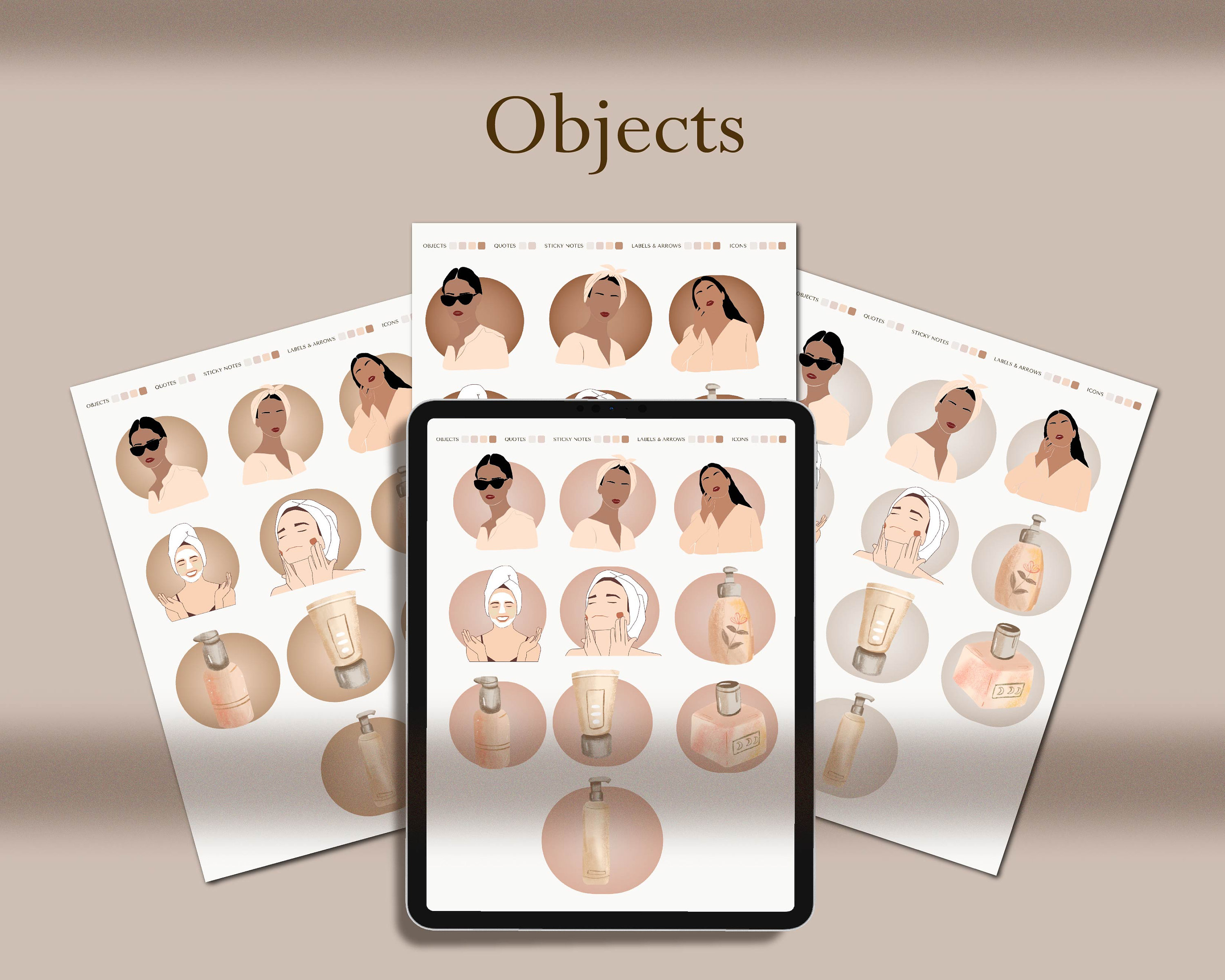 Digital Stickers | Aesthetic Digital Stickers for Goodnotes, Notability ...