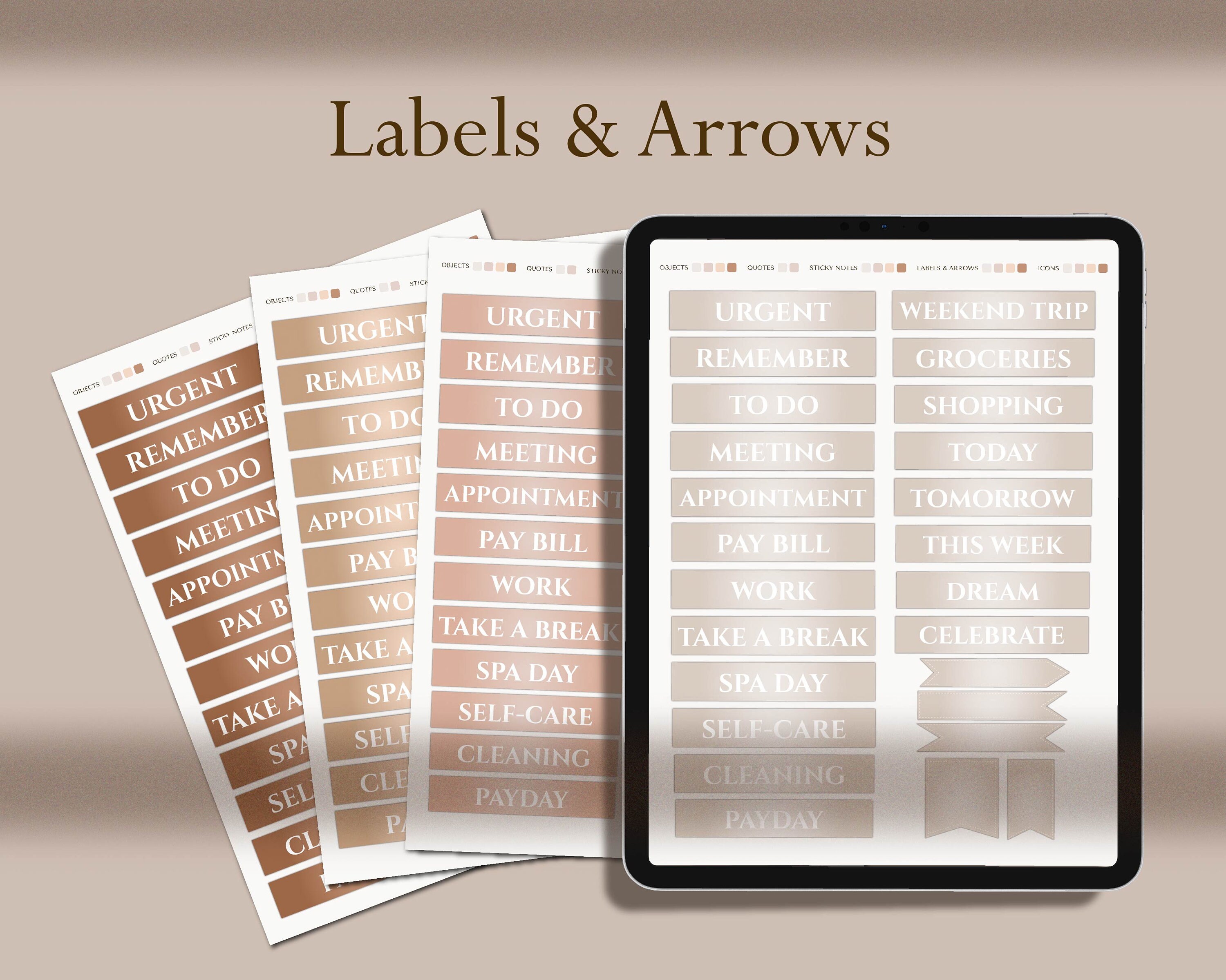 Digital Stickers | Aesthetic Digital Stickers for Goodnotes, Notability ...