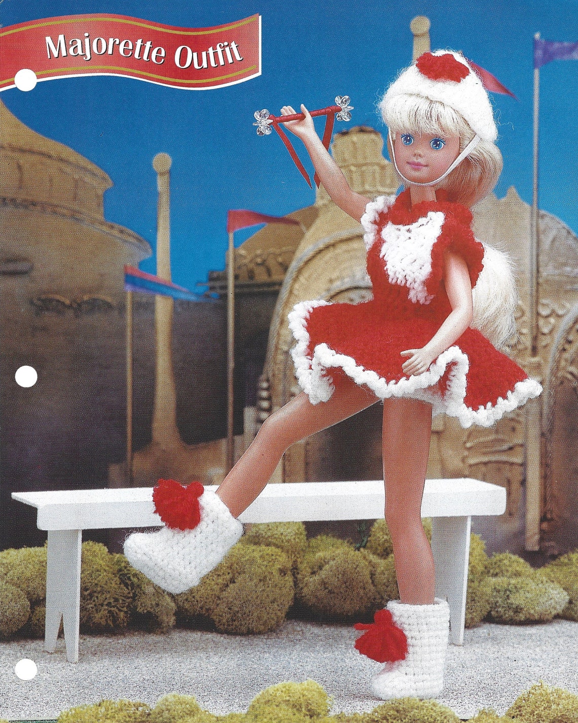 Vintage Crochet Pattern || From the 90s || Fashion Doll Outfit || Beach ...
