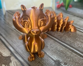 Articulated Squirrel Fidget - Etsy