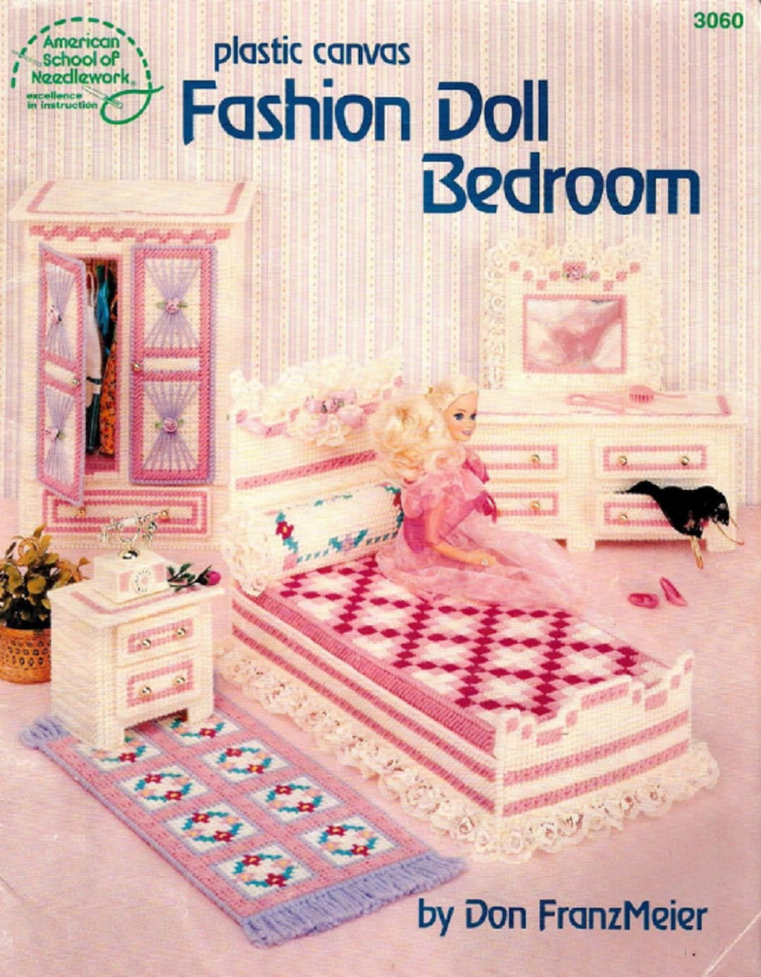 Vintage Plastic Canvas Bedroom Booklet Pattern || Vintage From the 90s ...