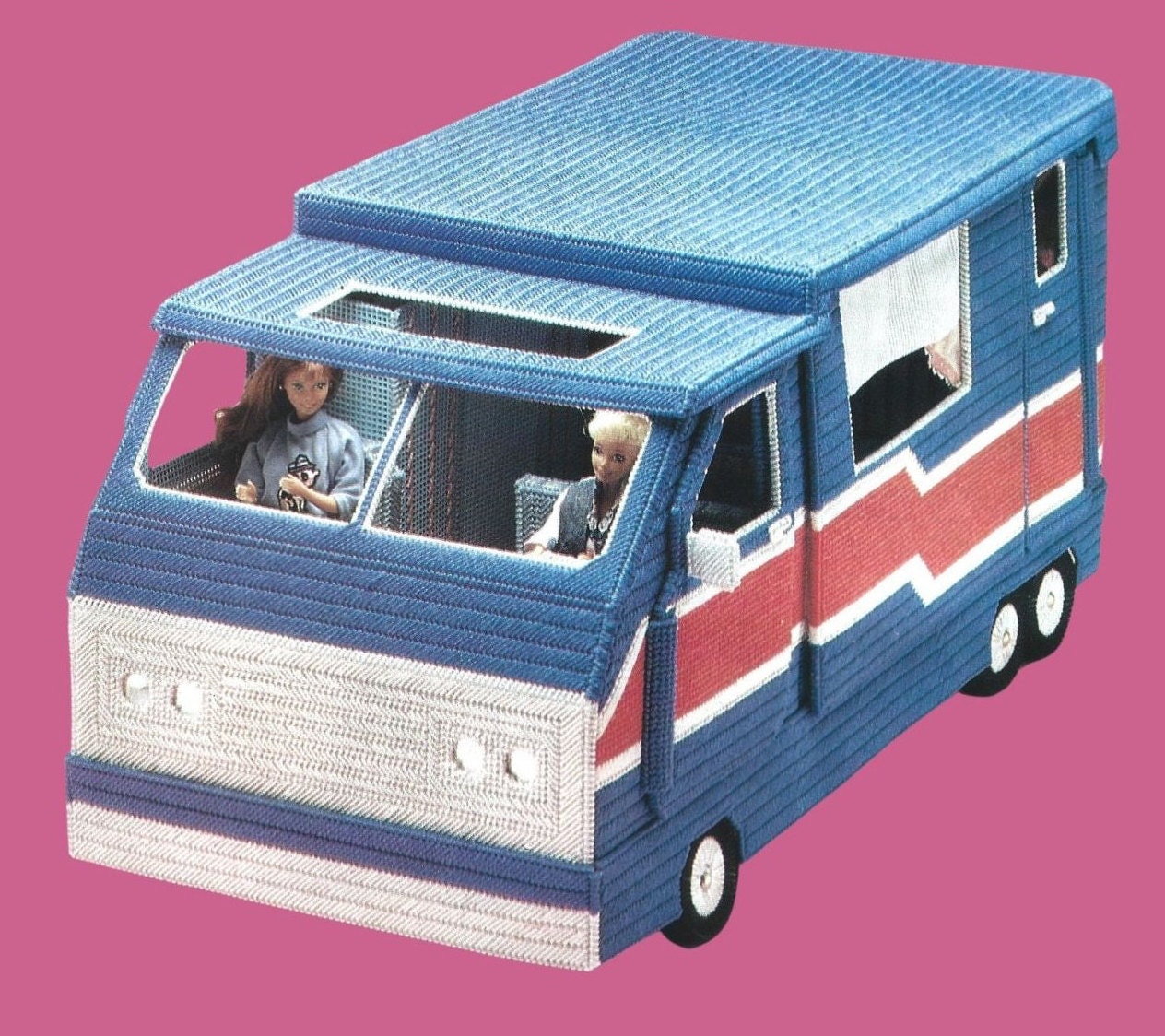 Vintage Plastic Canvas Camper Booklet Pattern || Vintage From the 90s ...