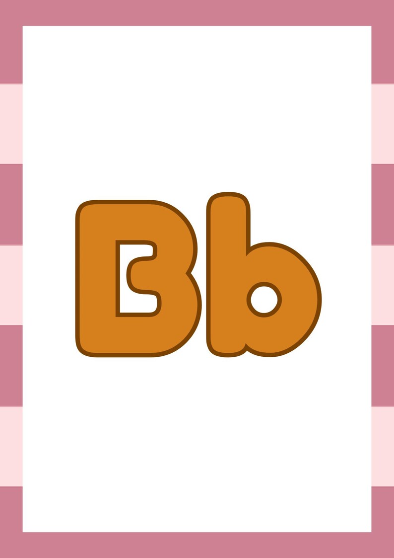 Pink Cute My ABC Coloring Booklet - Etsy